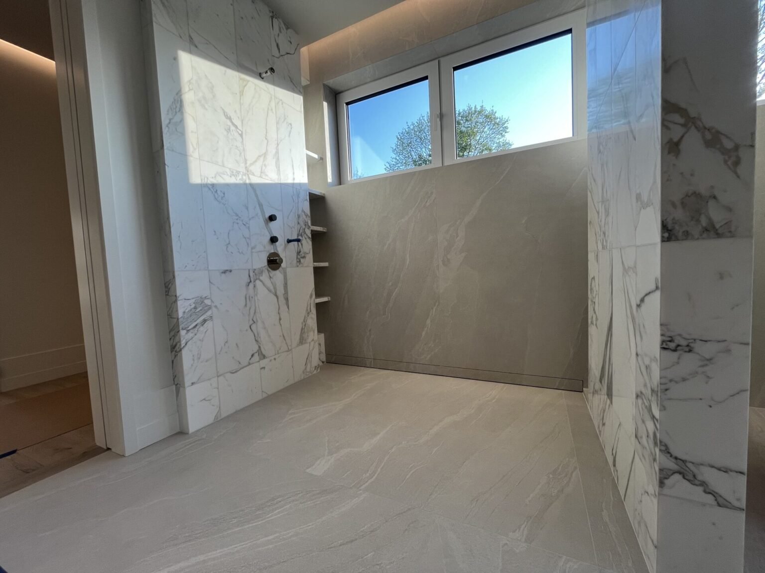 Large Format Porcelain Panel Installation in Connecticut | Luxury Tile ...